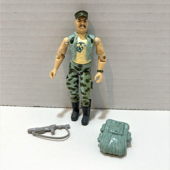 Hasbro | Toys | Vintage Gi Joe Hasbro 983 Gung Ho V1 With Backpack And ...